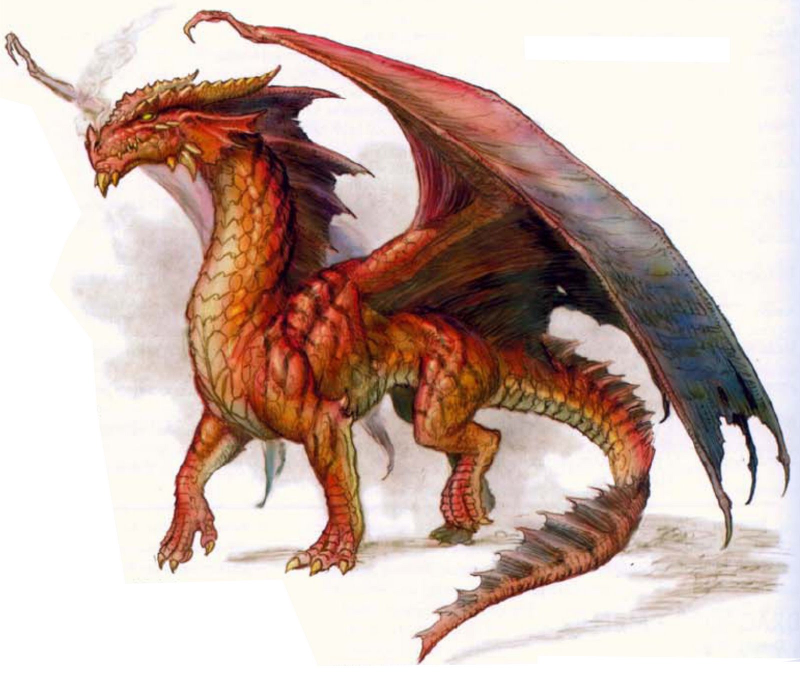 CRIATURAS LENDARIAS: DRAGÃO VERMELHO OU BRONZE